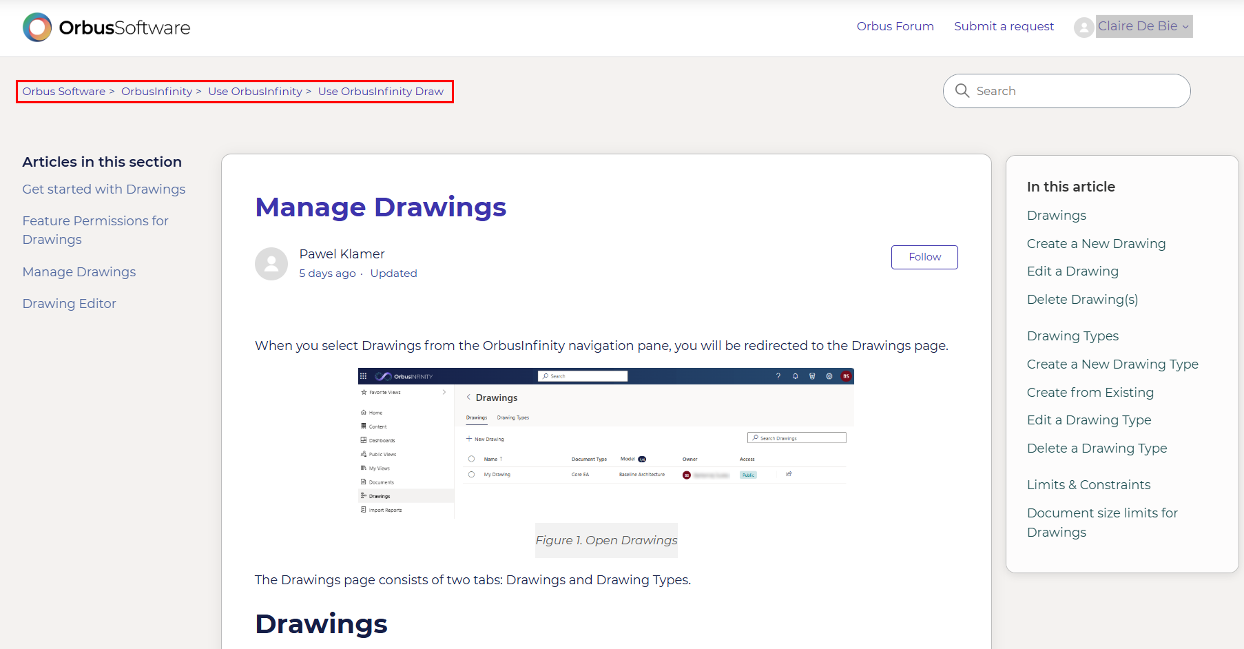 Using Orbus Knowledge Base – Orbus Software